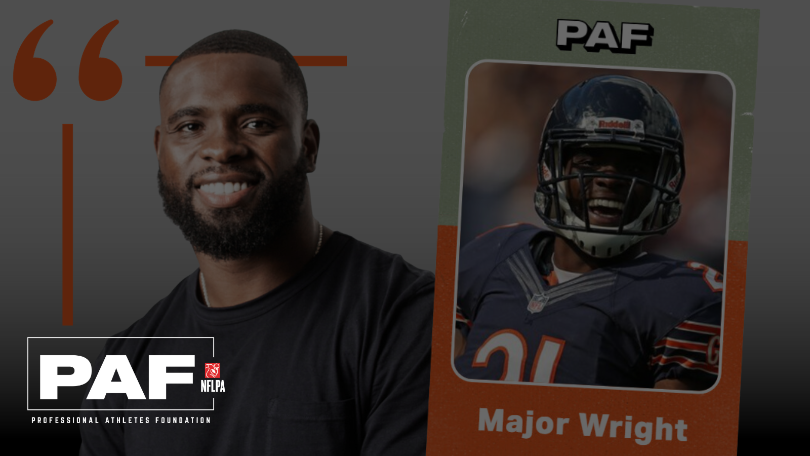 Major Wright: The Next Generation of You - NFLPA PAF